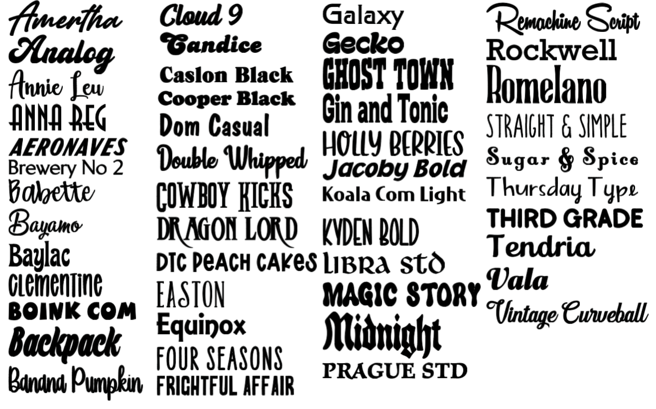 Font – Pinsch Me Designs